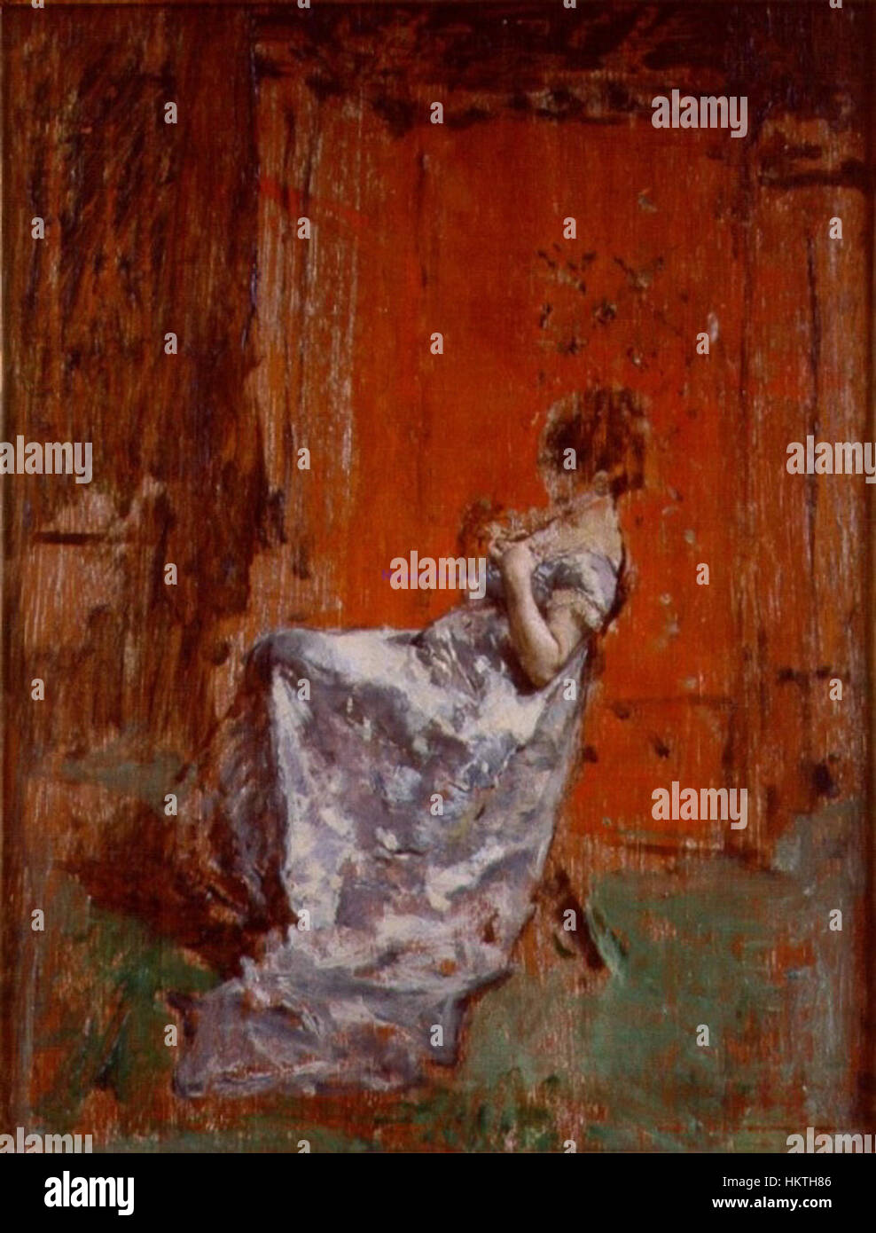 This painting by Mariano Fortuny, titled 'Cecilia Embarassada ...
