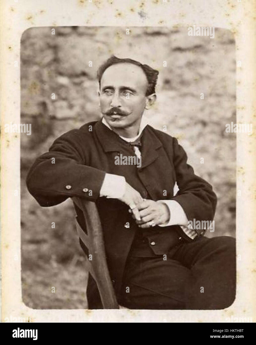 A historical photograph of Marchese Carlo Mortillaro, a notable figure ...