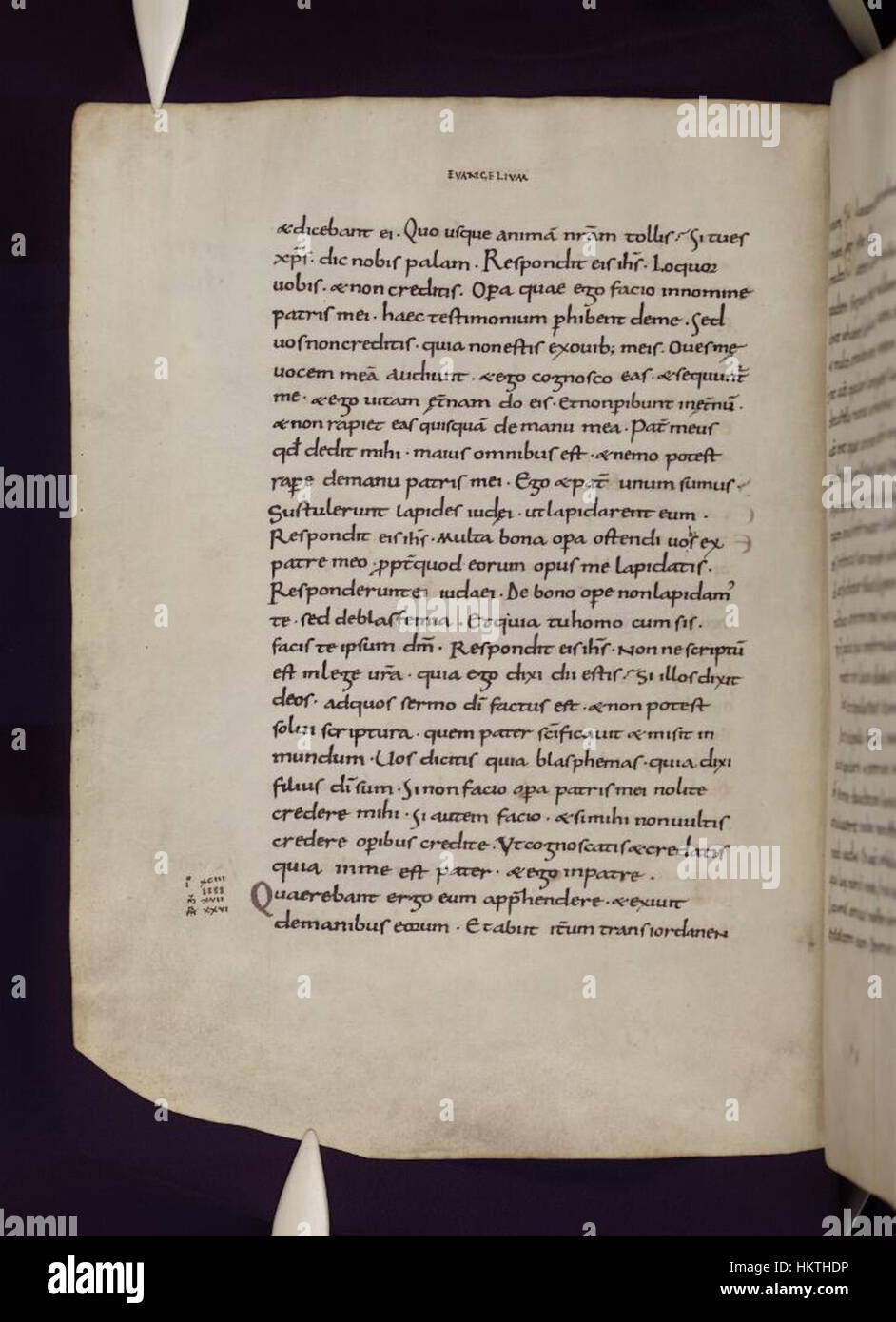 Medieval libraries in manuscript hi-res stock photography and images ...