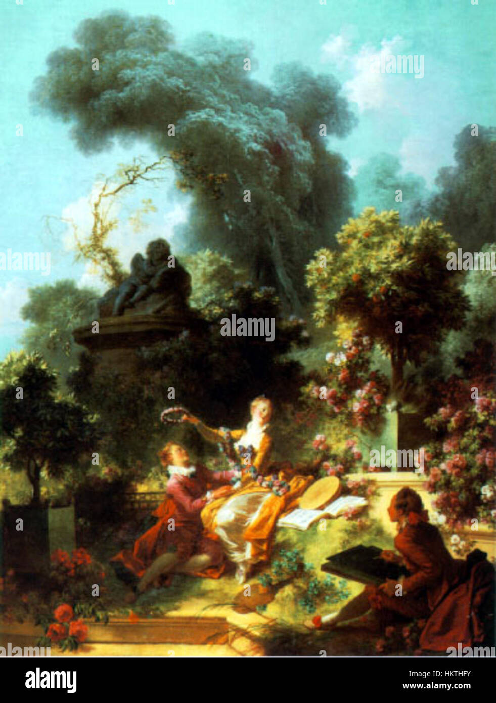 'Fragonard Louveciennes' is an oil painting by Jean-HonorÃ© Fragonard ...