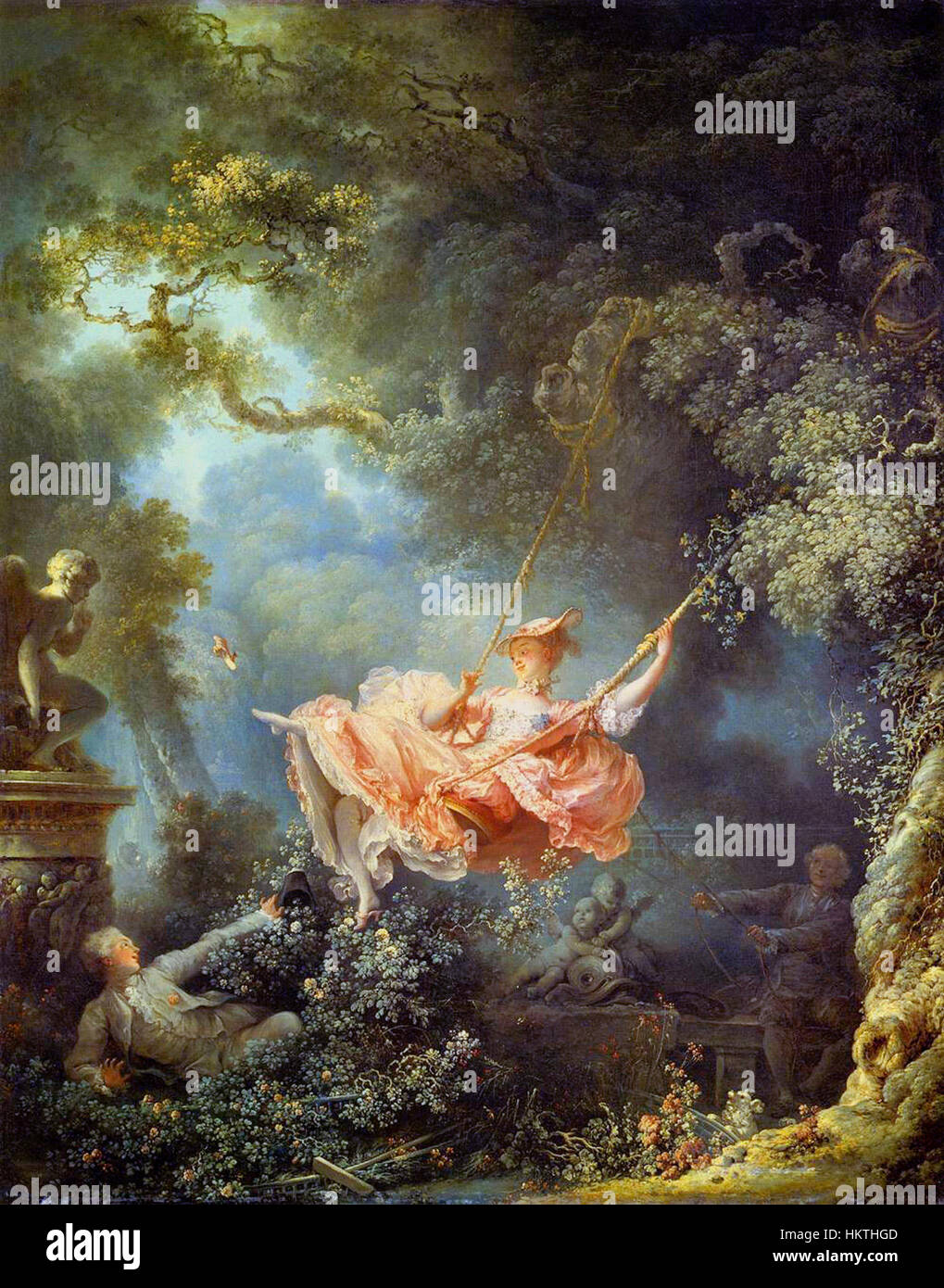 The painting 'The Swing' by Jean-Honoré Fragonard is an iconic 18th ...