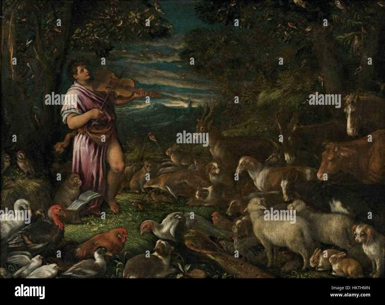 Orpheus charming the animals hi-res stock photography and images - Alamy