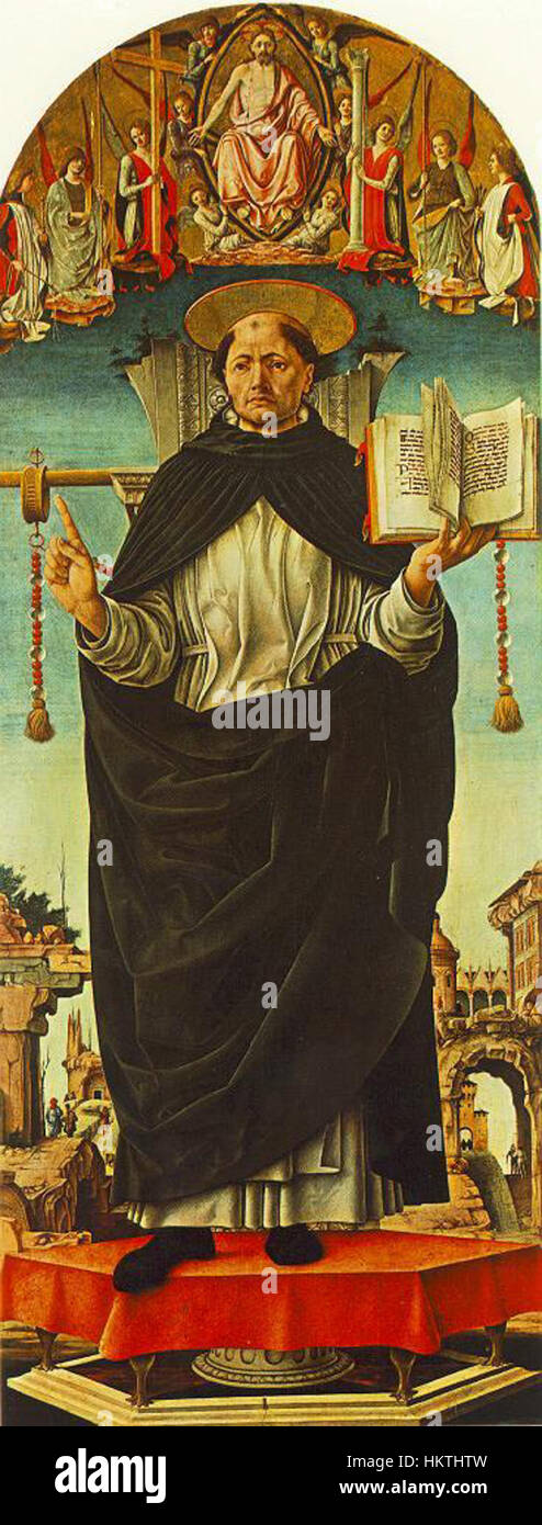 The Griffoni Polyptych by Francesco del Cossa includes an image of St ...