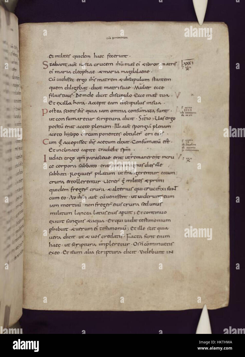 The *Latin Gospels* 175r, housed in the Bodleian Libraries, is a ...