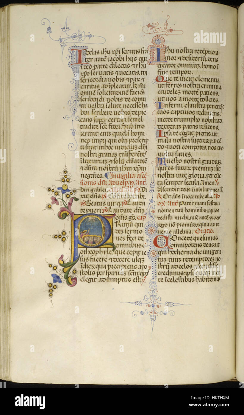 A leaf from a breviary painted by Francesco di Antonio del Chierico ...