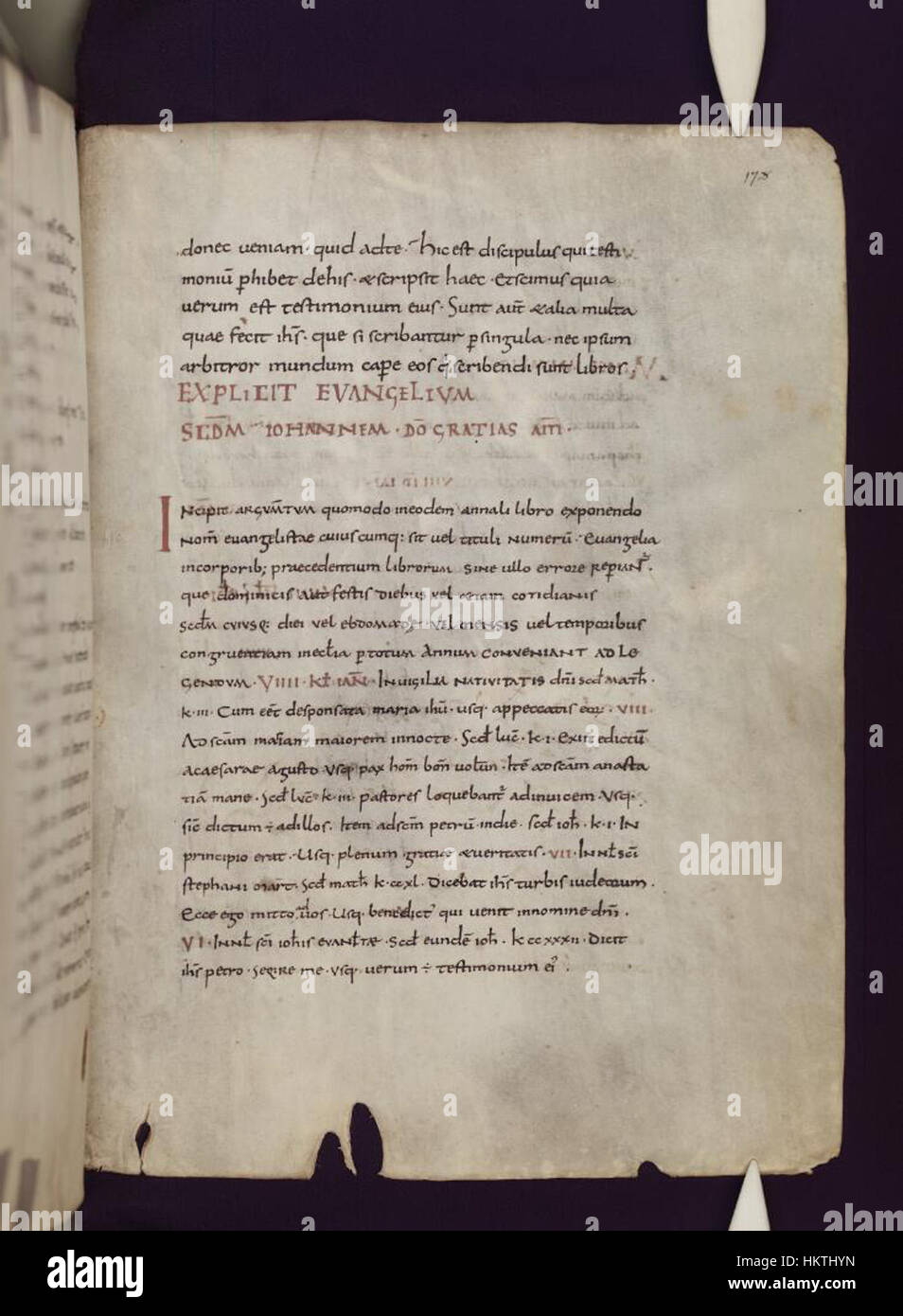 The Latin Gospels manuscript from the Bodleian Libraries is a ...