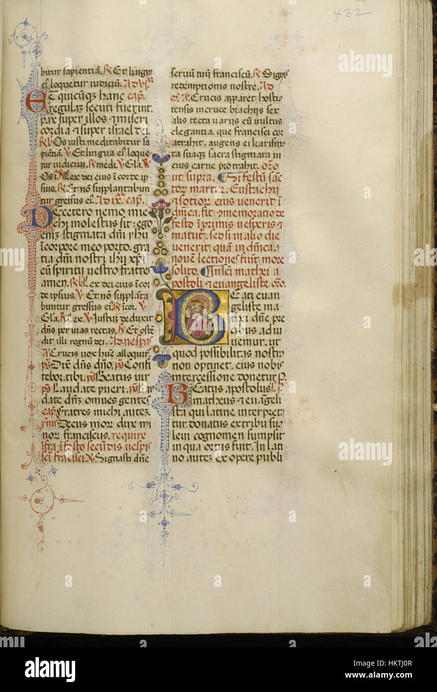 This leaf from the Breviary by Francesco di Antonio del Chierico is a ...