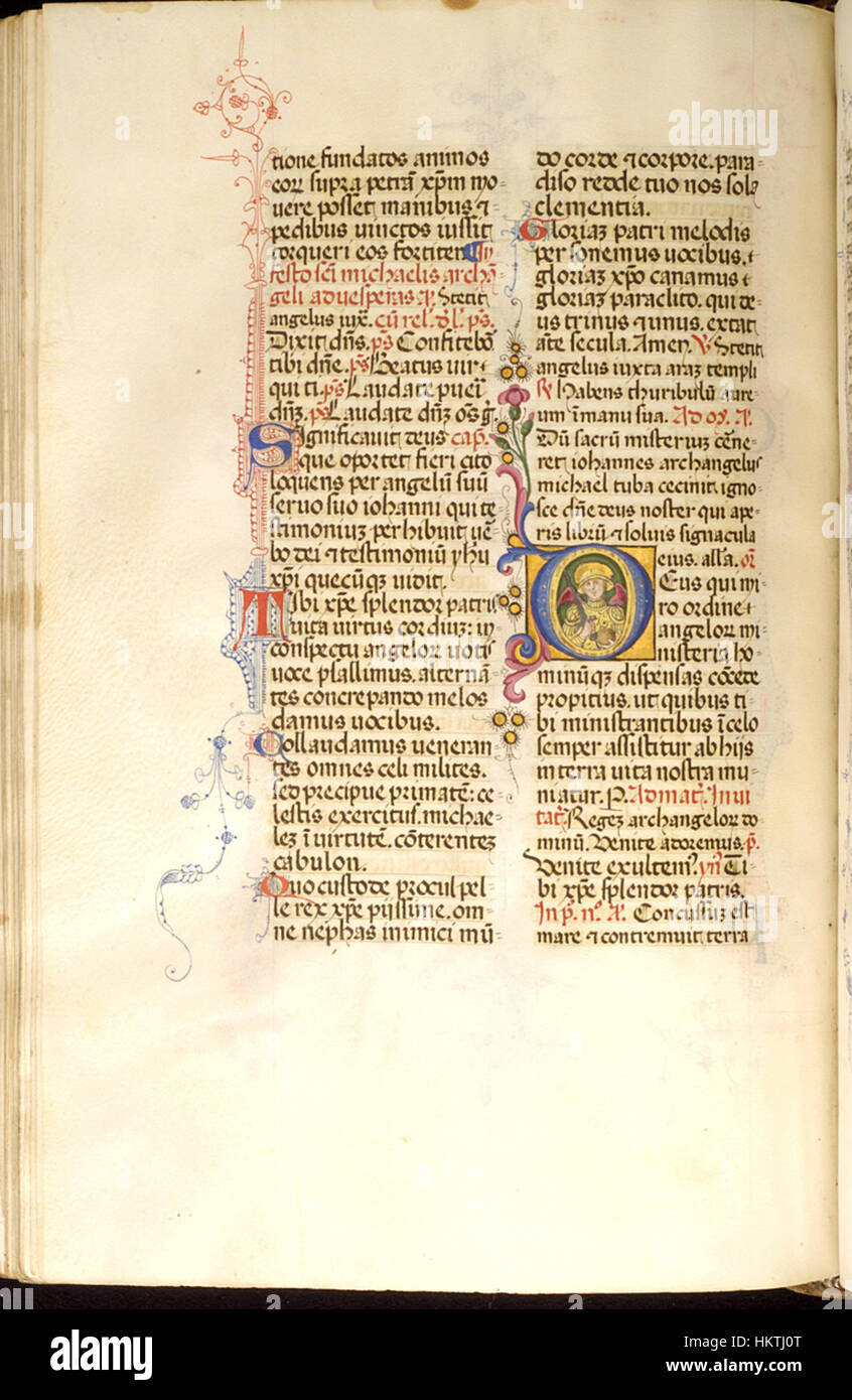 This illuminated manuscript leaf by Francesco di Antonio del Chierico ...