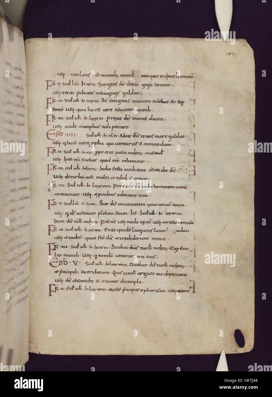 The Latin Gospels 182r is a medieval manuscript housed in the Bodleian ...