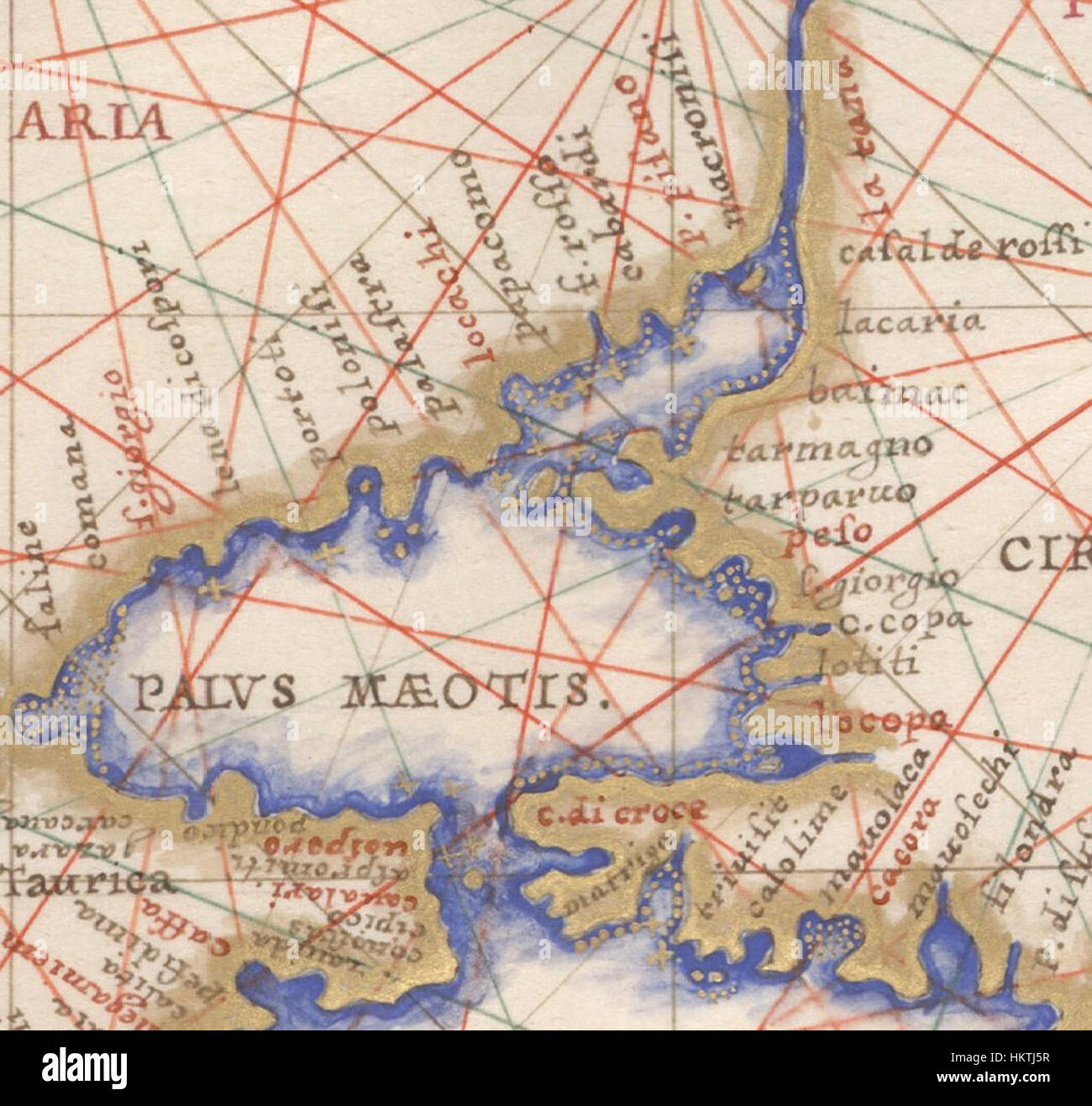 16th century map of italy hi-res stock photography and images - Alamy