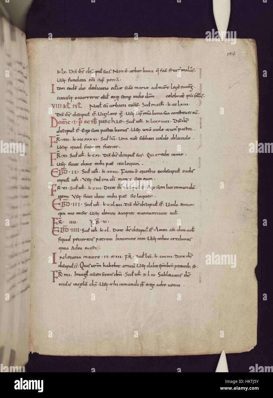 The Bodleian Libraries' Latin Gospels 184r is an illuminated manuscript ...