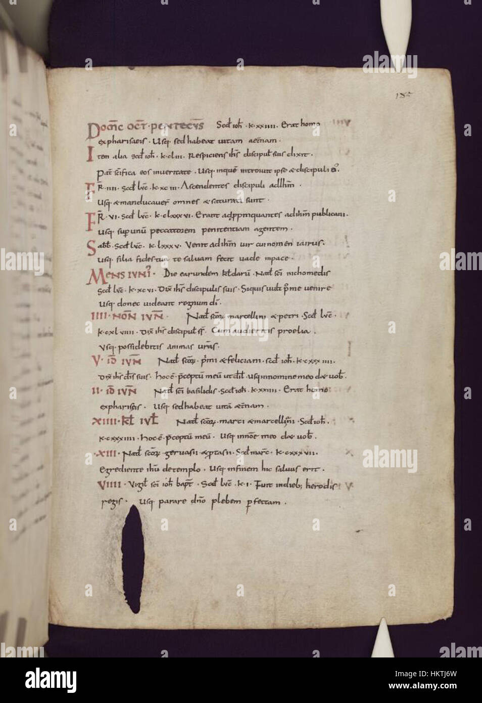 The 'Latin Gospels' manuscript housed in the Bodleian Libraries ...