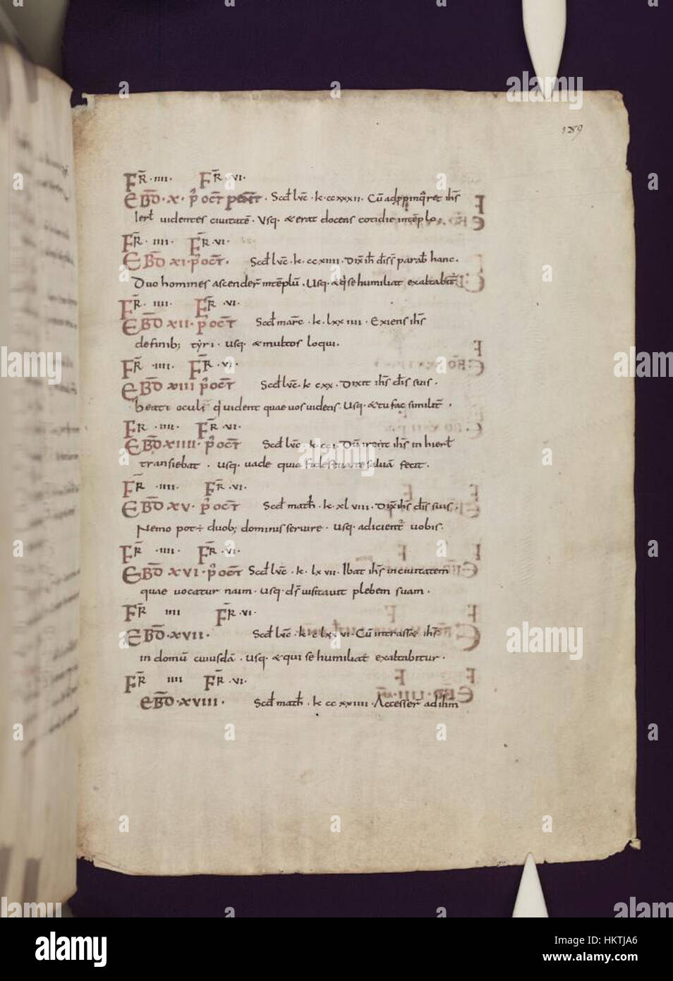 The Latin Gospels manuscript, preserved in the Bodleian Libraries ...
