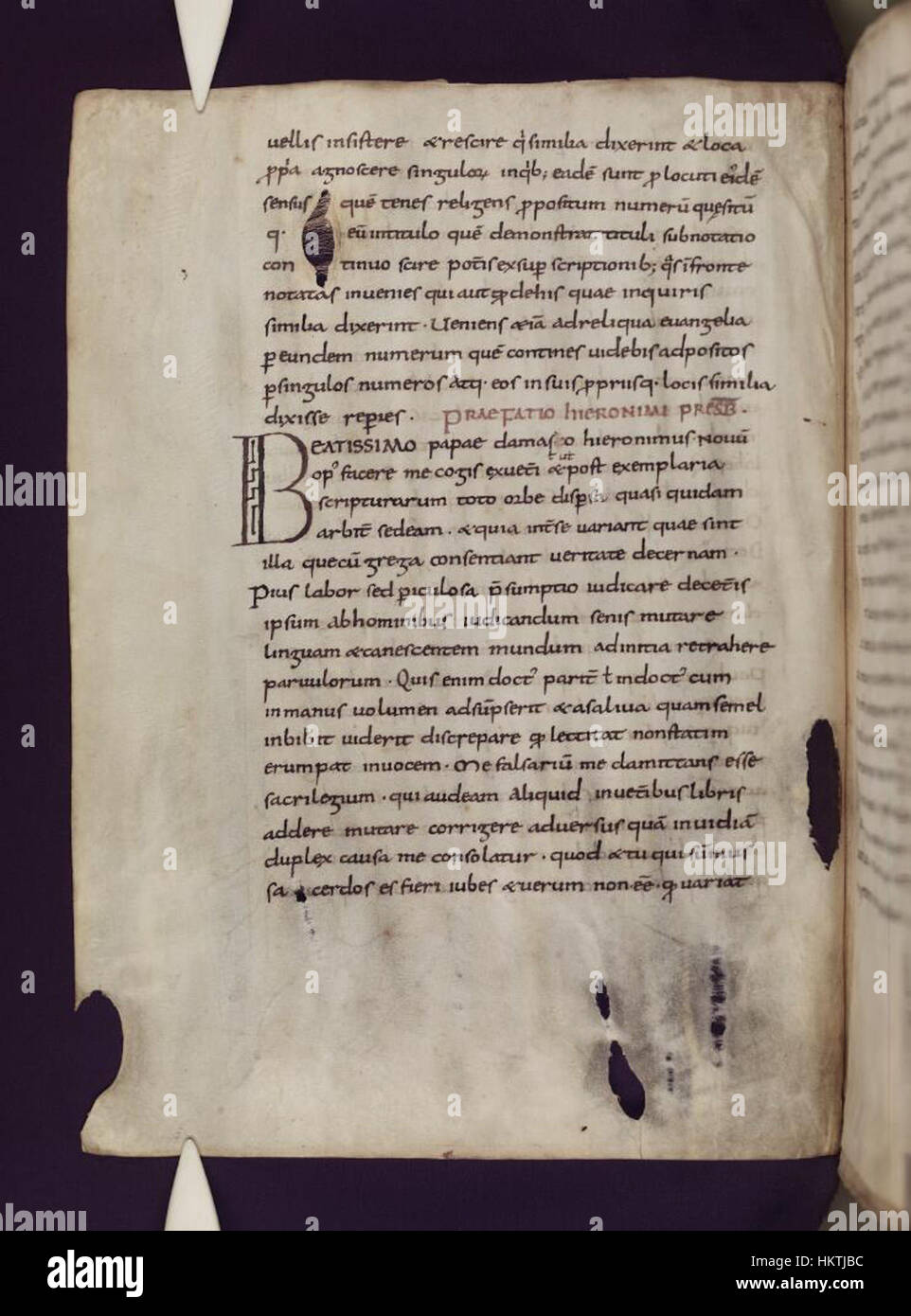 This illuminated manuscript from the Bodleian Libraries features a ...