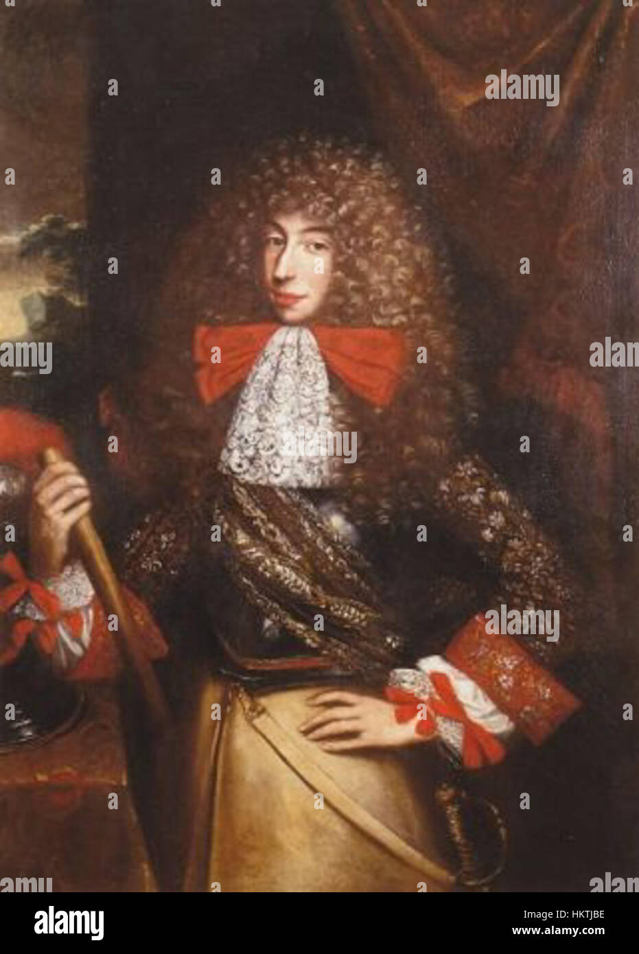 This historical painting features Francesco II, Duke of Modena, a key ...