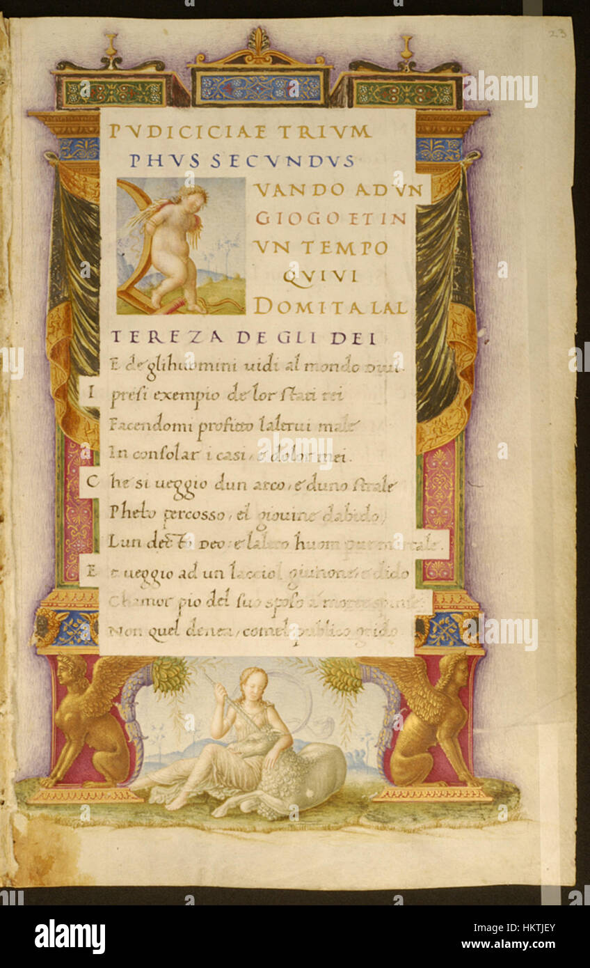 Petrarca manuscript hi-res stock photography and images - Alamy