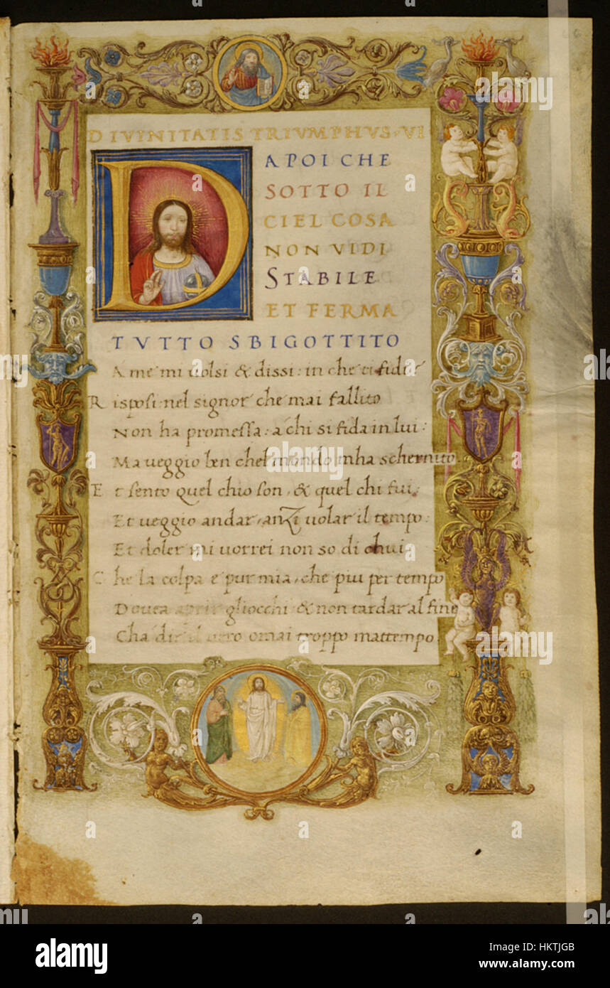 The 'Leaf from I Trifoni' by Francesco Petrarca is a manuscript page ...