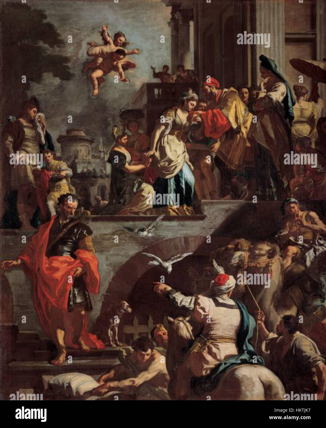 Francesco Solimena's work is a notable example of Baroque art ...