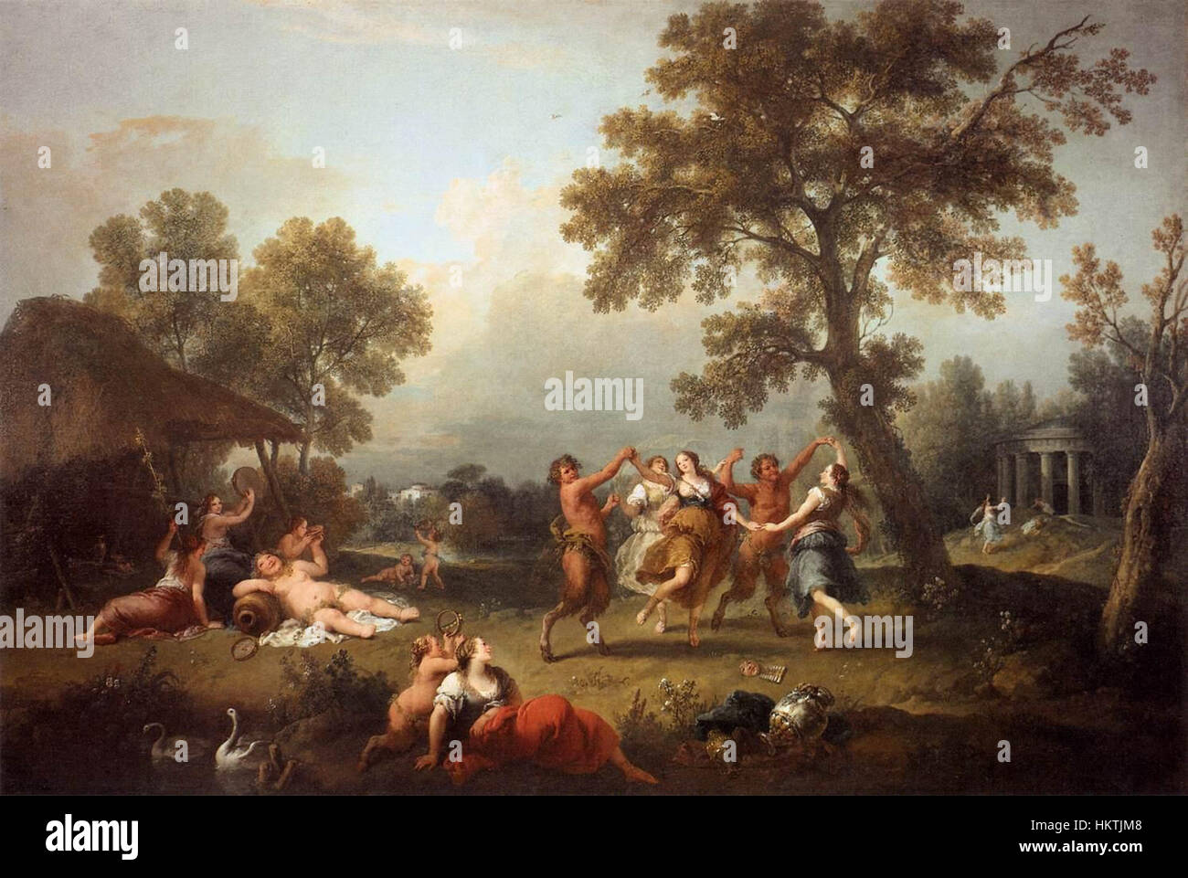 Francesco Zuccarelliâ€™s 'Bacchanal' depicts an ancient Roman ...