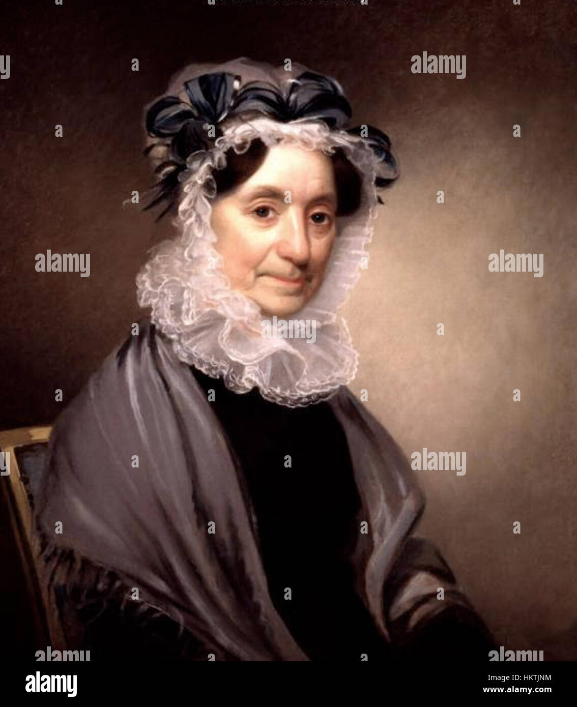 This portrait attributed to Thomas Badger depicts Frances Western ...