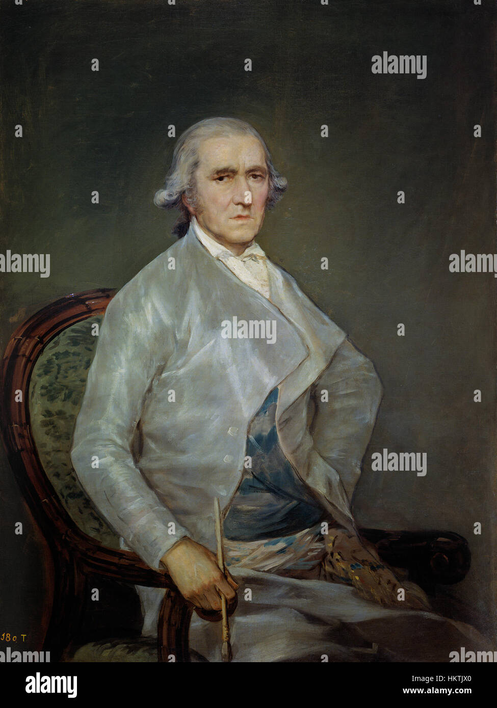 'Francisco Bayeu, por Goya' depicts Francisco Bayeu, an 18th-century ...