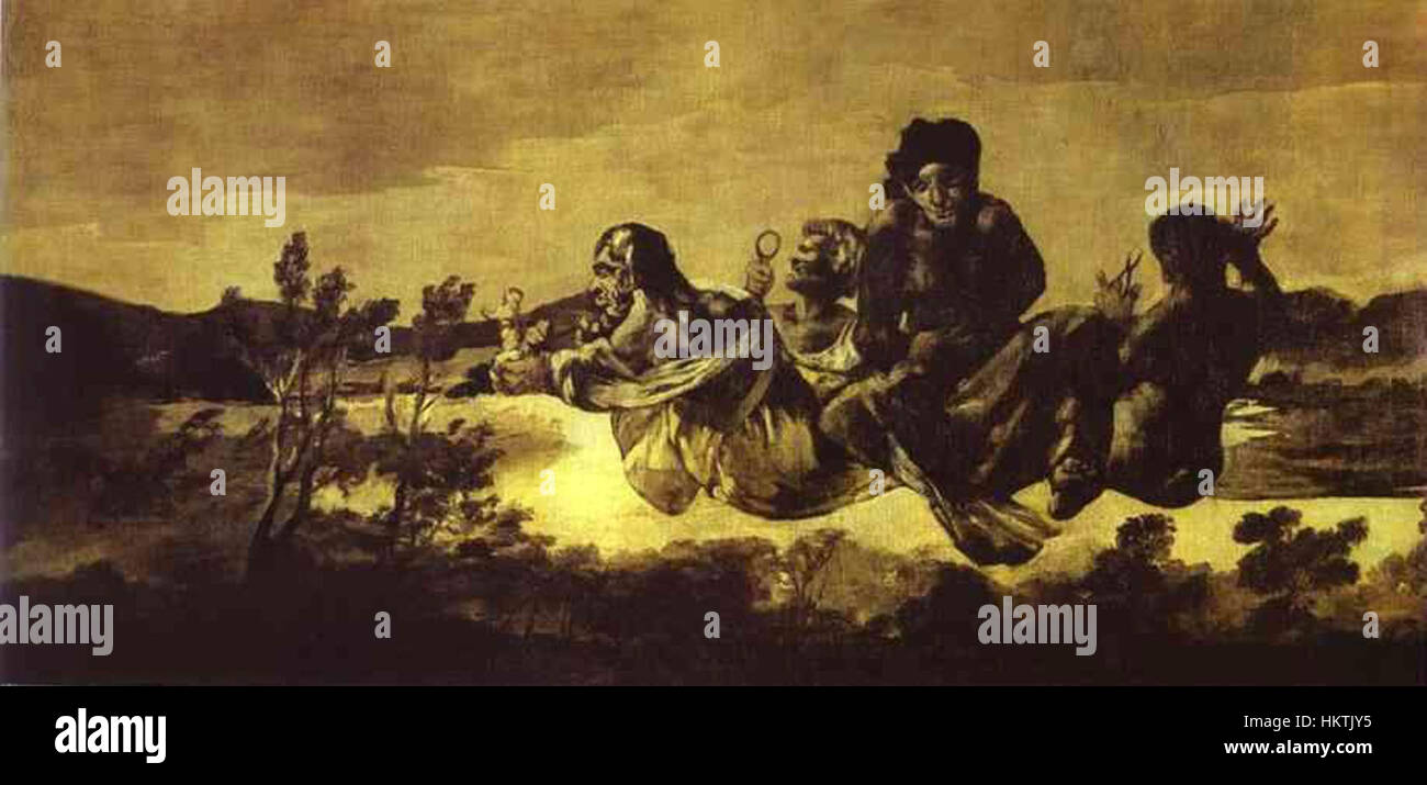 Francisco de Goya’s 'The Fates (Atropos)' is a powerful painting that ...