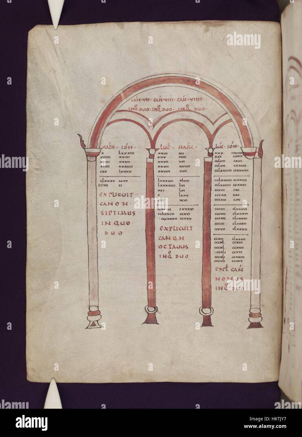 The Latin Gospels manuscript, housed in the Bodleian Libraries ...