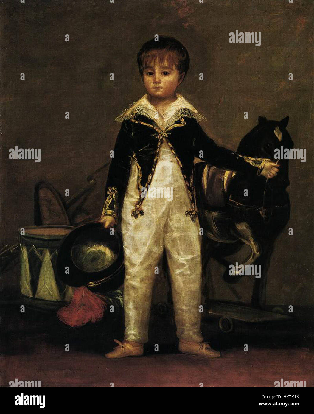 Francisco de Goya's portrait of Pepito Costa y Bonells, painted in the ...