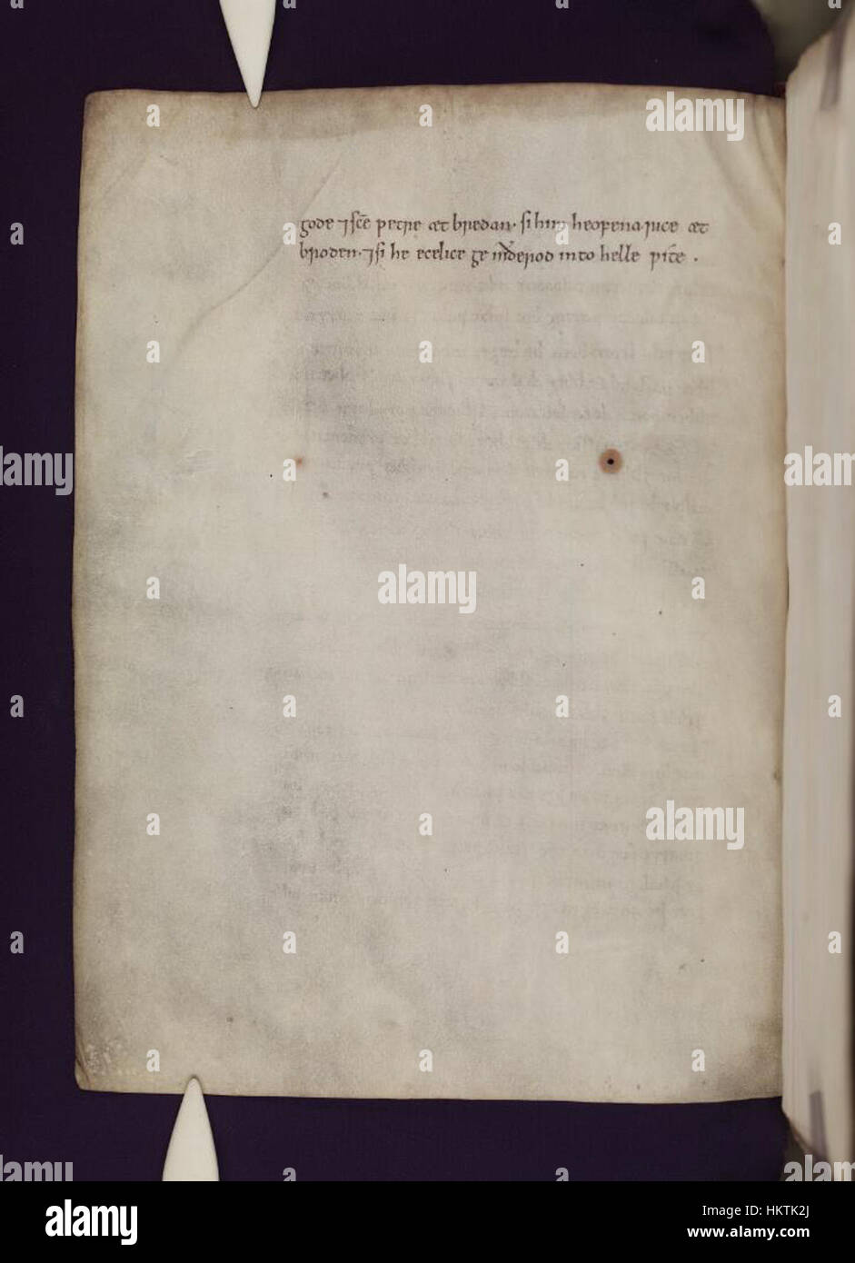 A manuscript from the Bodleian Libraries, featuring the Latin Gospels ...