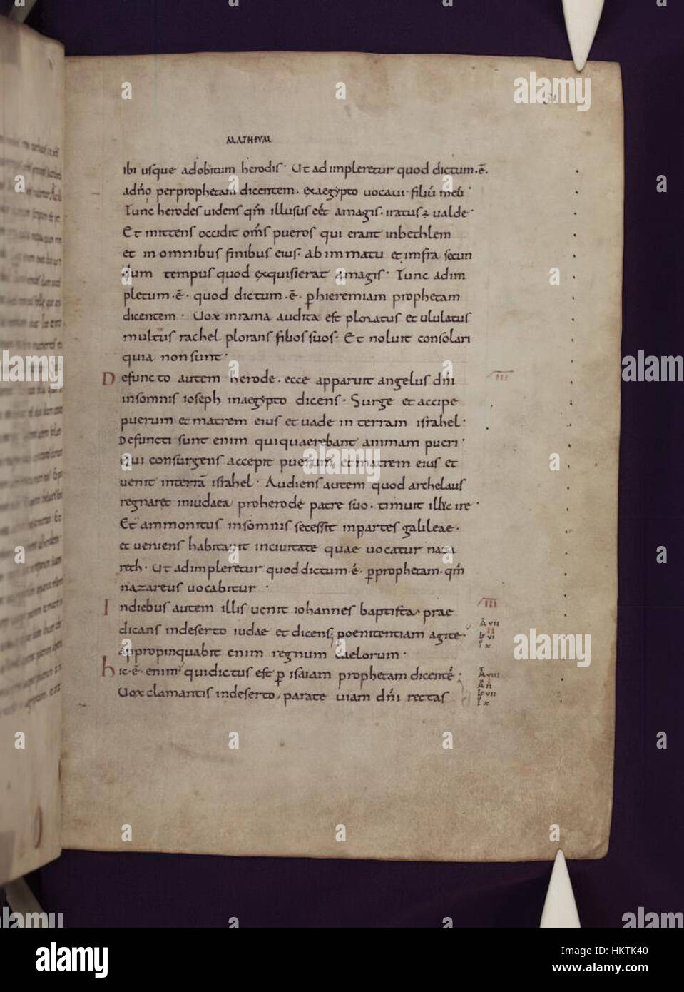 The 'Latin Gospels 31r' manuscript from the Bodleian Libraries features ...