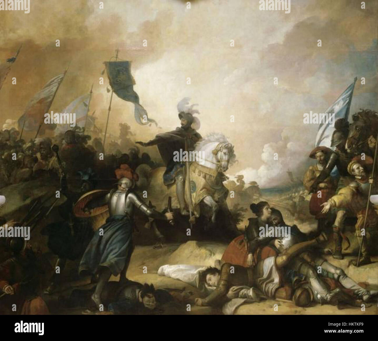 The painting *Francis at Marignan* depicts the famous Battle of ...