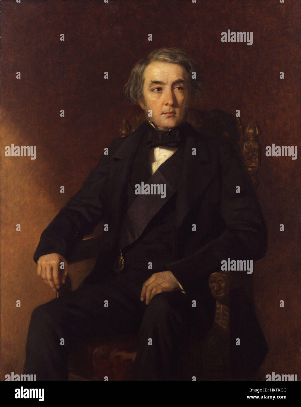 The portrait of Francis Egerton, 1st Earl of Ellesmere, painted by ...
