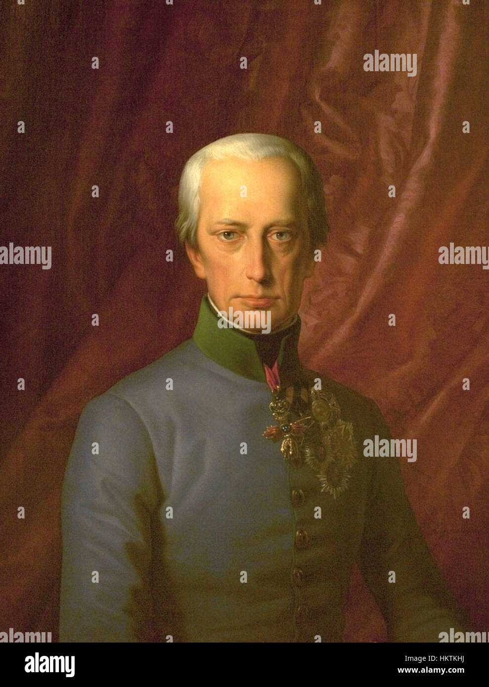 This 19th-century portrait depicts Francis II, the last Holy Roman ...