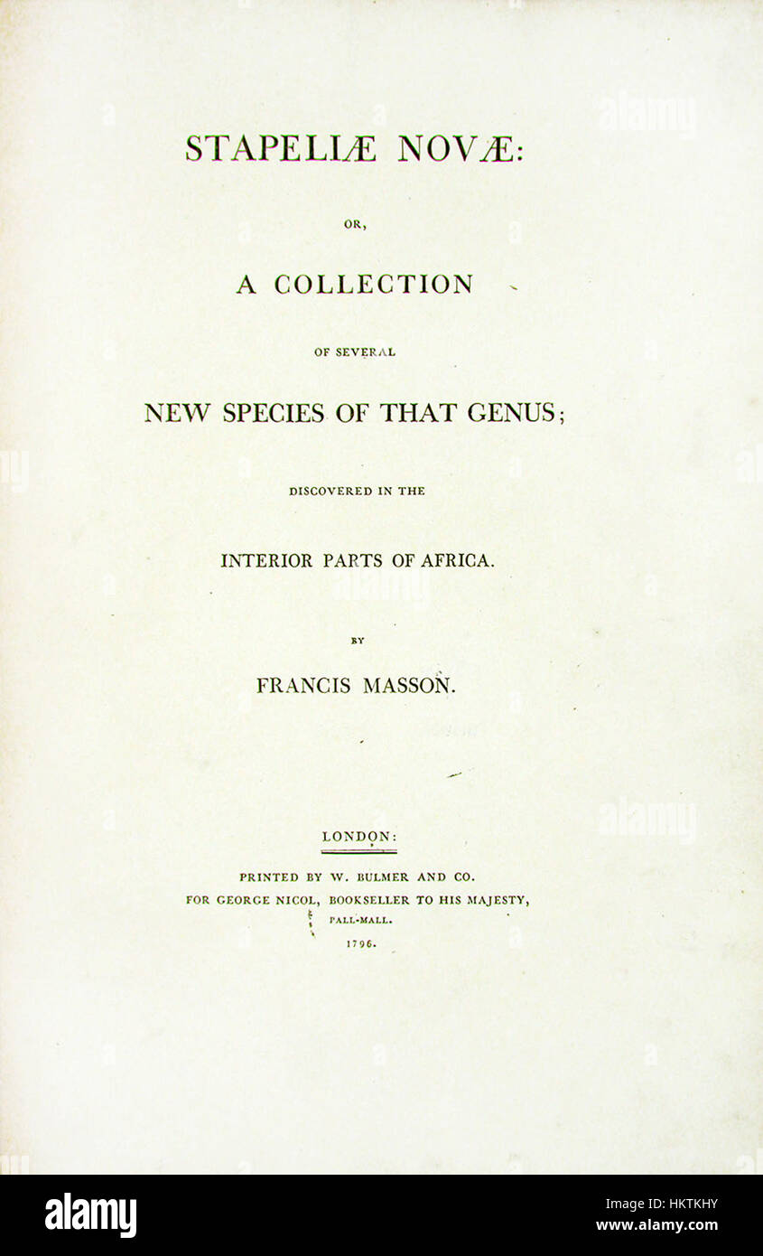 Francis Masson’s work features a focus on botanical subjects and ...