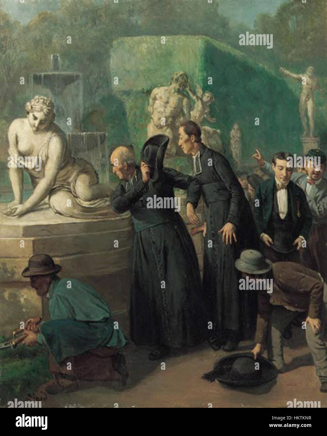 Museum Art Reproductions In the Garden by Francois Auguste Biard (1799 ...