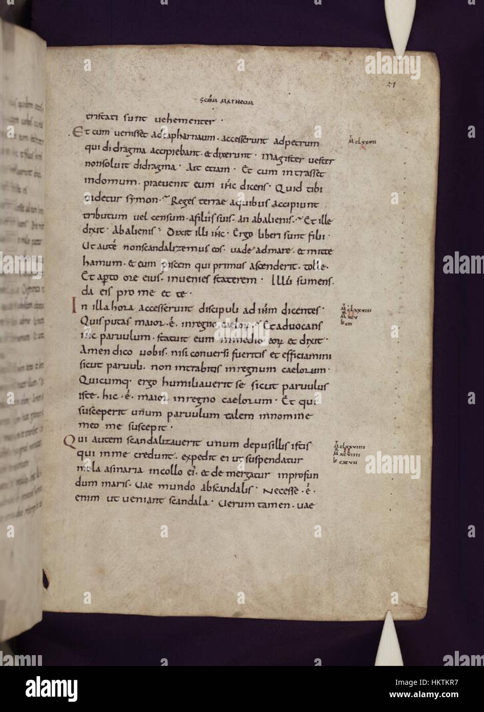 Medieval manuscript page features hi-res stock photography and images ...