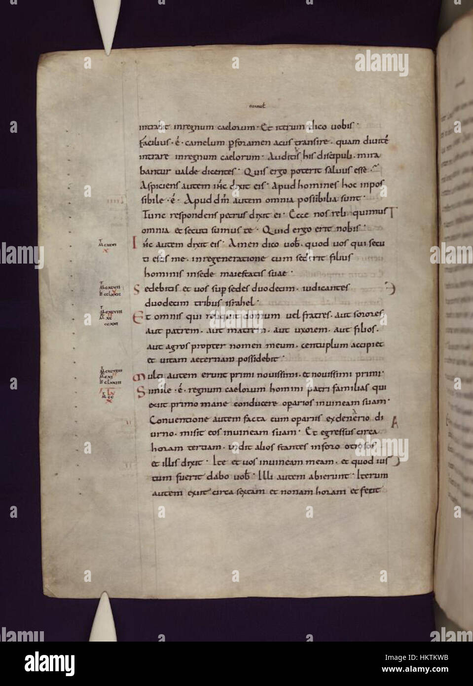 The 'Latin Gospels 53v' from the Bodleian Libraries features a ...
