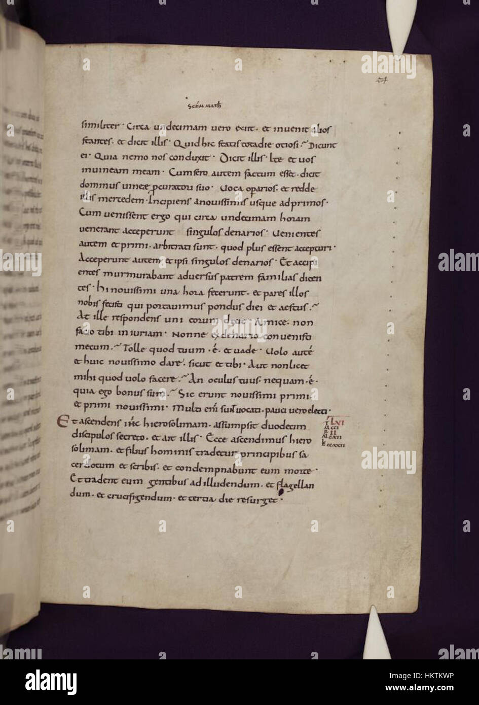 The Latin Gospels 54r, housed at the Bodleian Libraries, is an ...