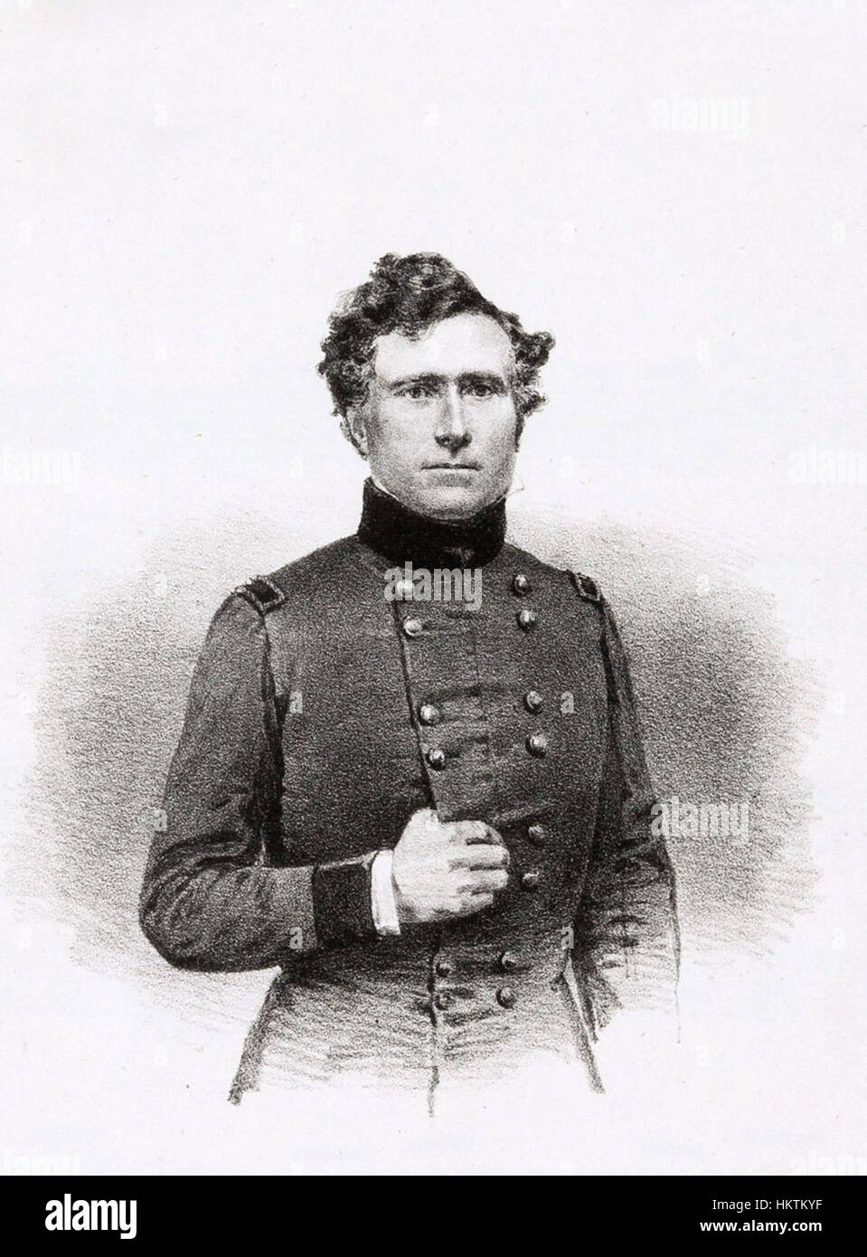 This lithograph from 1852 features Franklin Pierce, the 14th President ...