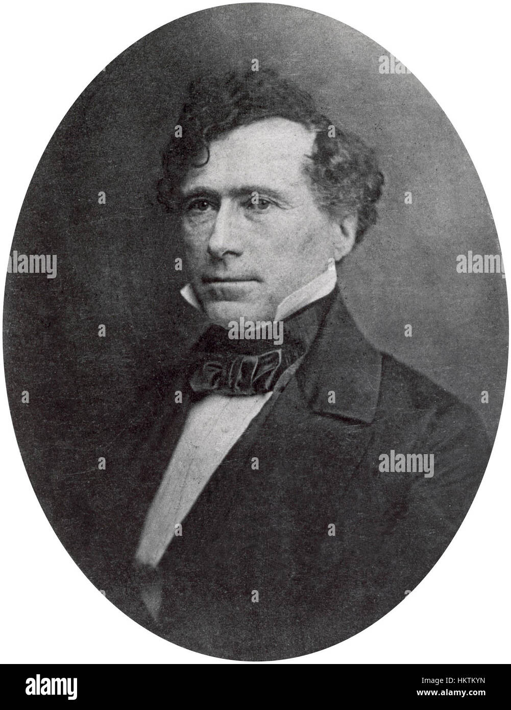 The portrait of Franklin Pierce, painted around 1855, captures the 14th ...