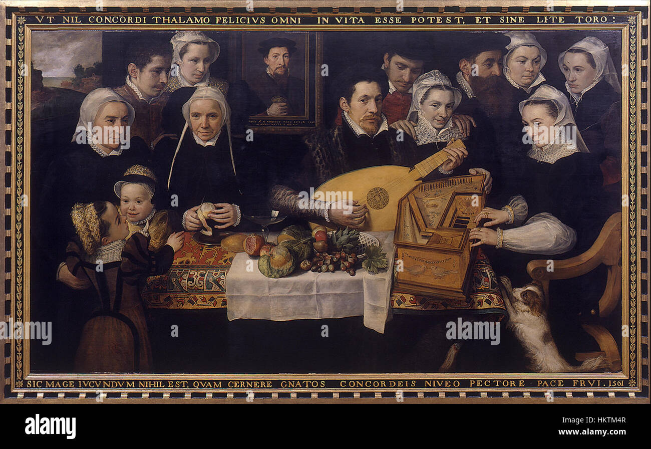 A classical oil painting by Frans Floris, a Flemish artist known for ...