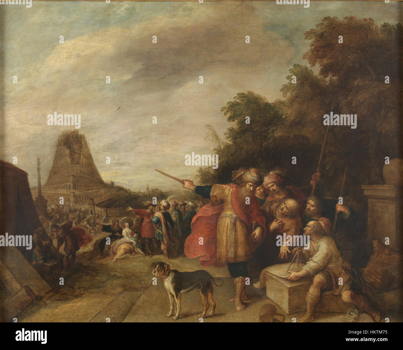 Frans Francken II - The Tower of Babel Stock Photo - Alamy