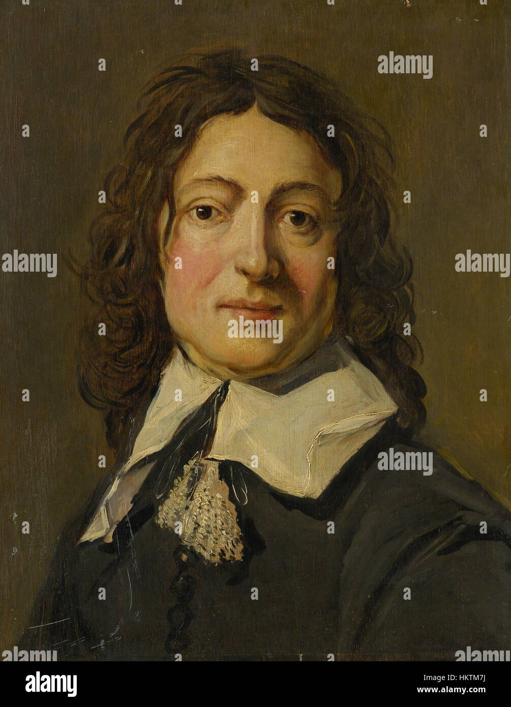 This portrait, attributed to a follower of Frans Hals, depicts a man in ...