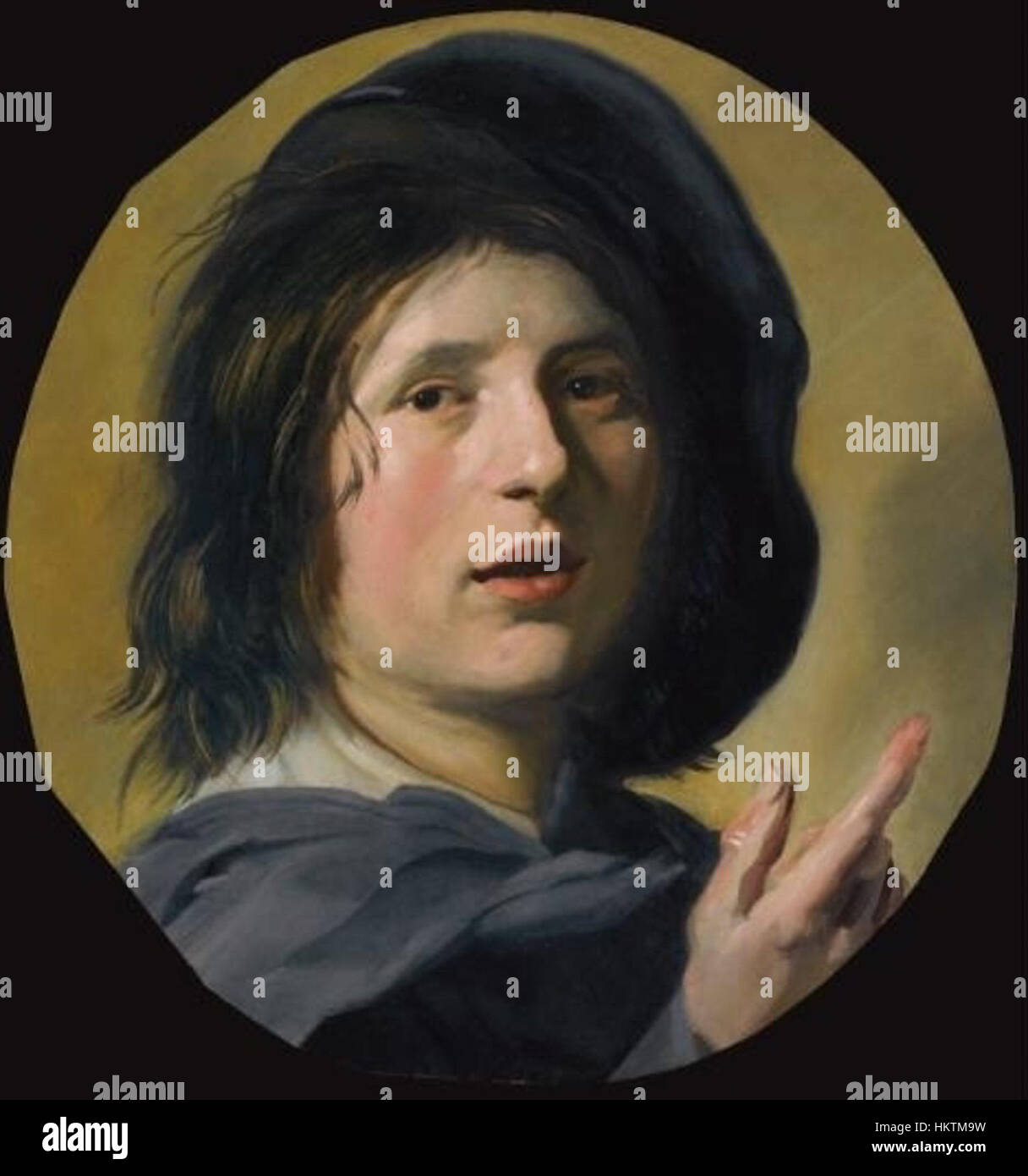 Frans Hals' painting 'Head of a Boy with His Finger Pointing Up' captures the expressive ...