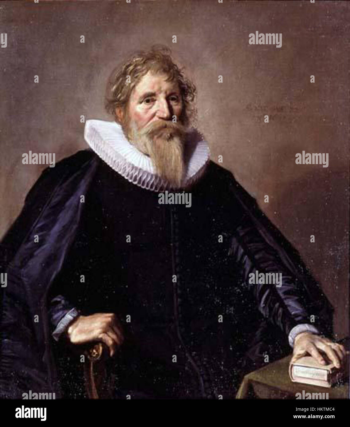 This portrait by Frans Hals, painted in 1633, showcases a distinguished ...