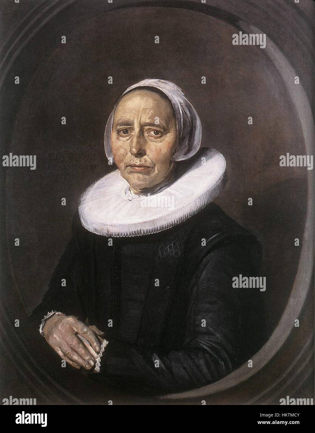 Frans Hals' 'Portrait of a Woman' is a masterful example of 17th ...