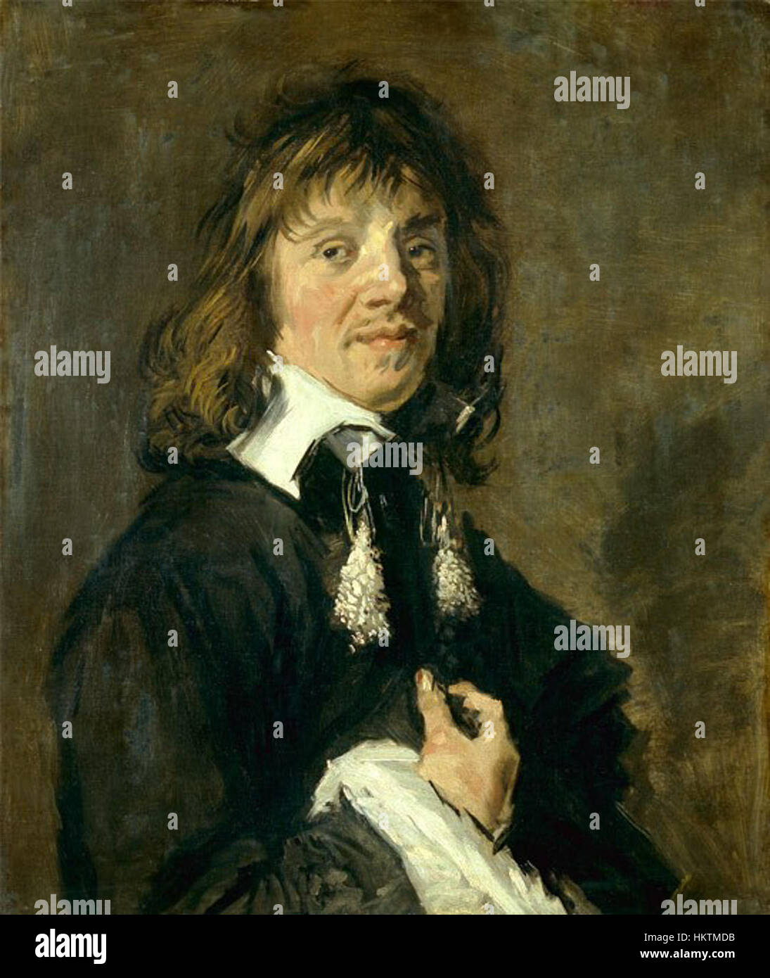 This portrait by Frans Hals features a man wearing a tassel collar ...