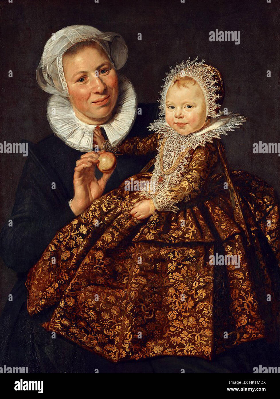 'Portret van Catharina Hooft en haar min' by Frans Hals is a portrait ...