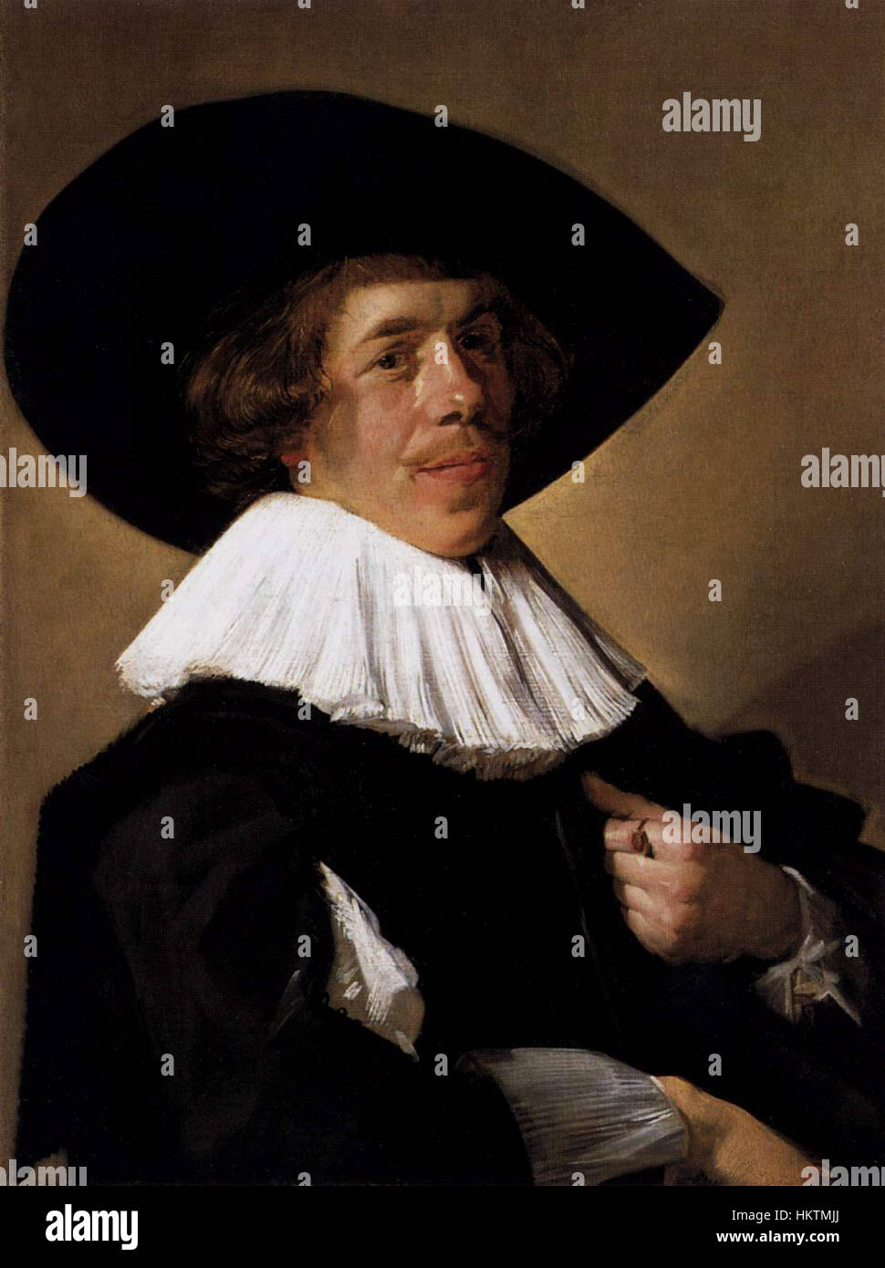 The painting ‘Frans Hals 096’ is an example of the Dutch Golden Age ...