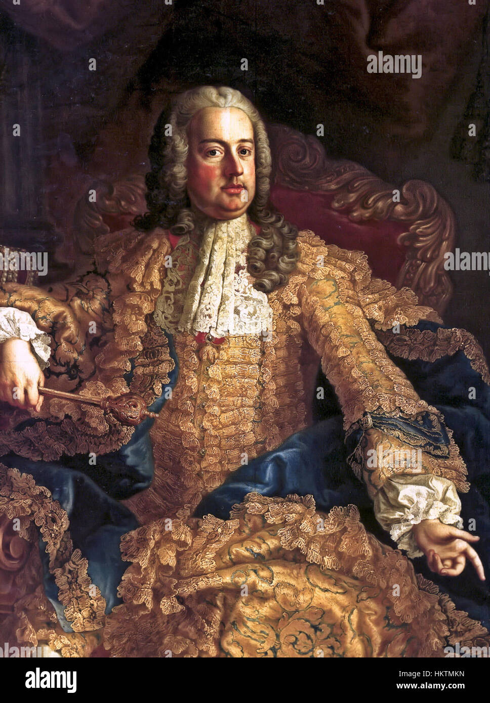A historical portrait of Franz I von Habsburg, an important figure in ...